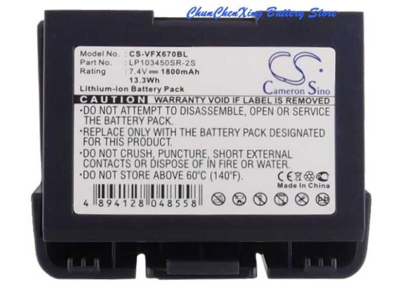 Battery 1800Mah For Verifone Vx520, Vx670, Vx670 Credit Card , Vx670 ...
