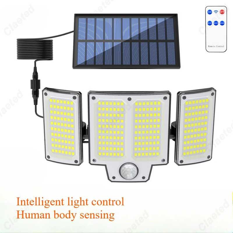 3 Maglikha 2 Ng Bagong LED Solar Powered Human Body Sensing Split Wall ...