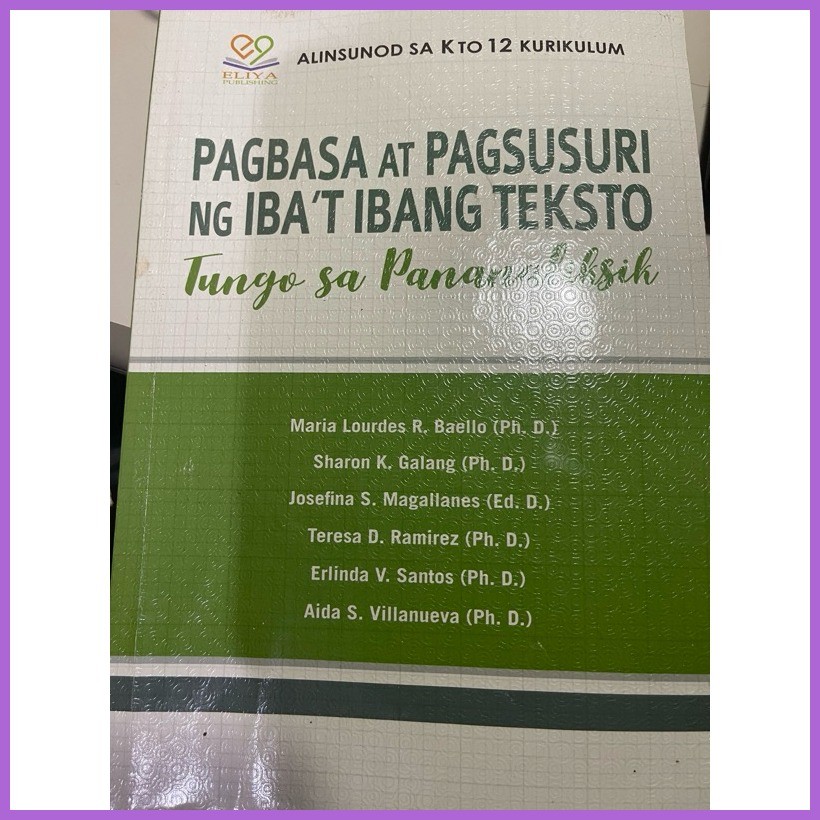 ☢ ♒ Pagbasa at Pagsusuri ng Iba't ibang teksto books Senior High/SHS ...