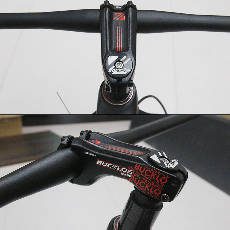 BUCKLOS Stem Negative 17 Degrees 90mm Bike Stem CNC High-strength ...