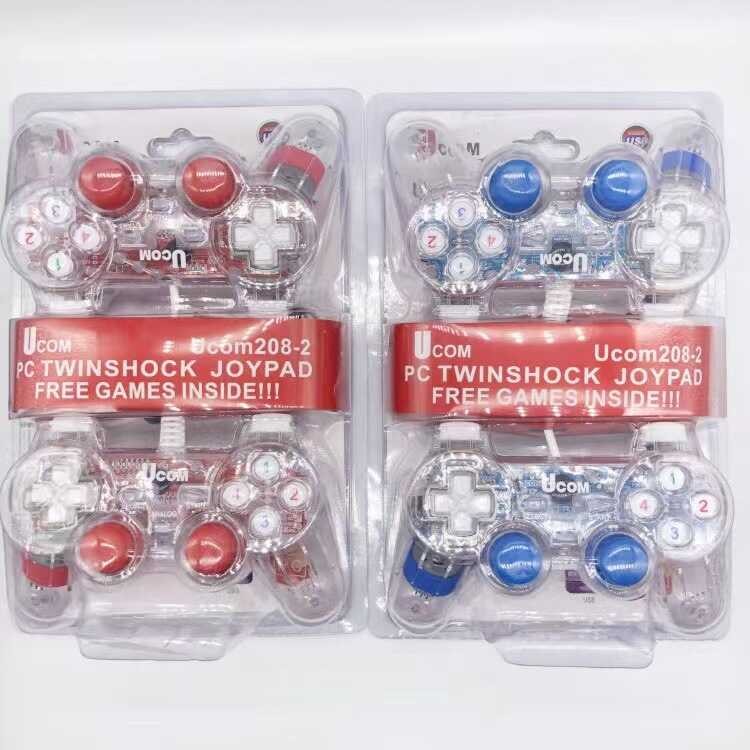 Transparent USB Shell Game Controller Luminous 3D Joystick Console ...