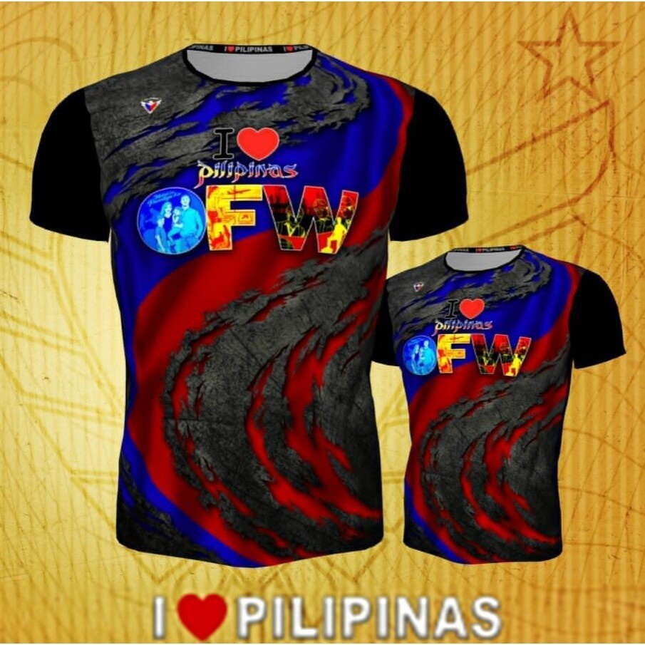 Design - I Love Filipino Flag Filipino Eagle Polo T-shirt 11(Contact ...