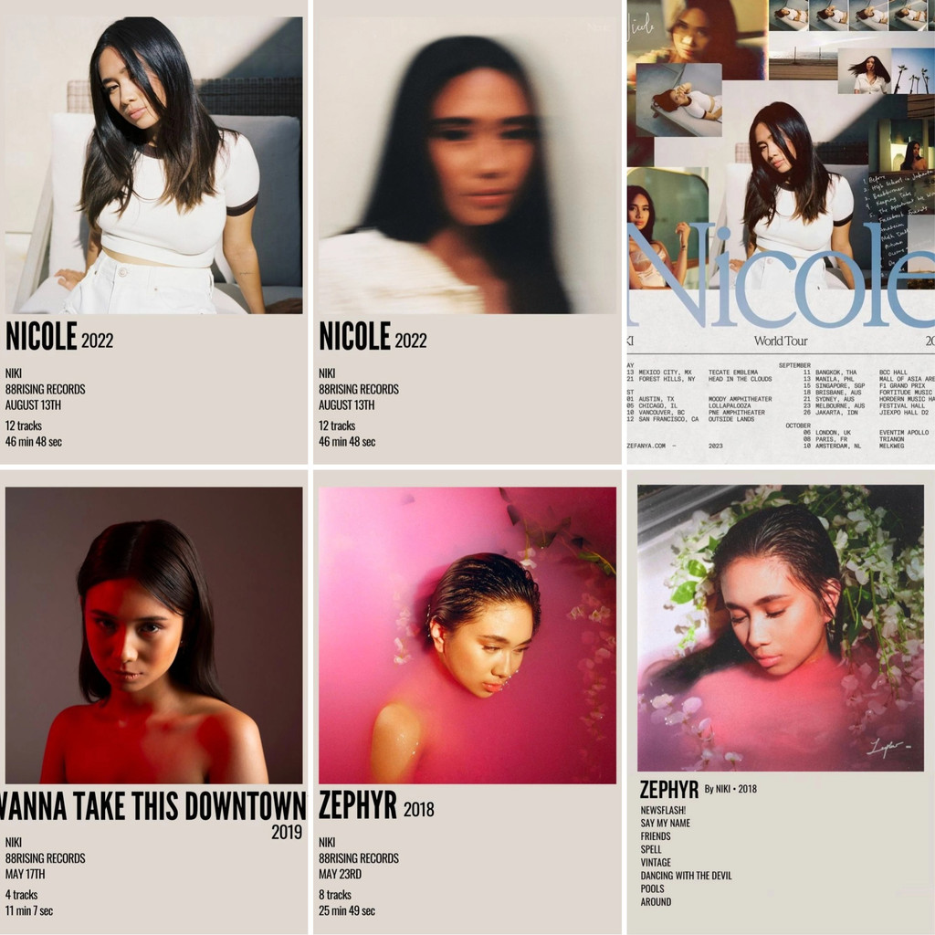 nicole niki SZA Poster SOS Album Cover Canvas Poster Lana Del Rey ...