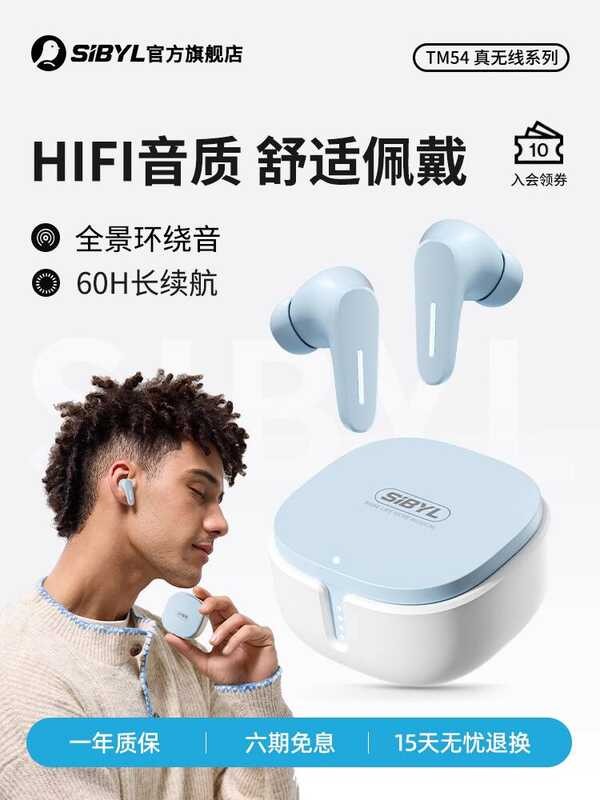 SIBYL True Wireless Bluetooth Earphones Noise Reduction Gaming In Ear ...