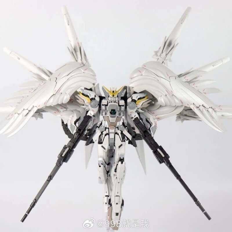 8827 DABAN MG 1/100 Wing Fighter Zero EW Snow White Action Figure Xxxg ...
