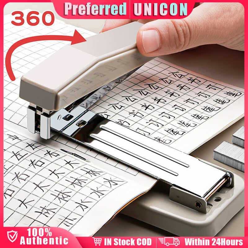 360 Rotating Stapler Middle Seam Heavy Duty Staple Wire 24/6 Big ...