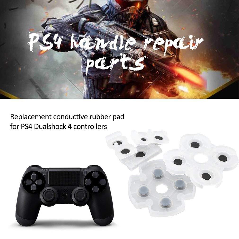 9/5Pcs/set Ps4 Rubber Conductive Pad Keypad Accessories Controller ...