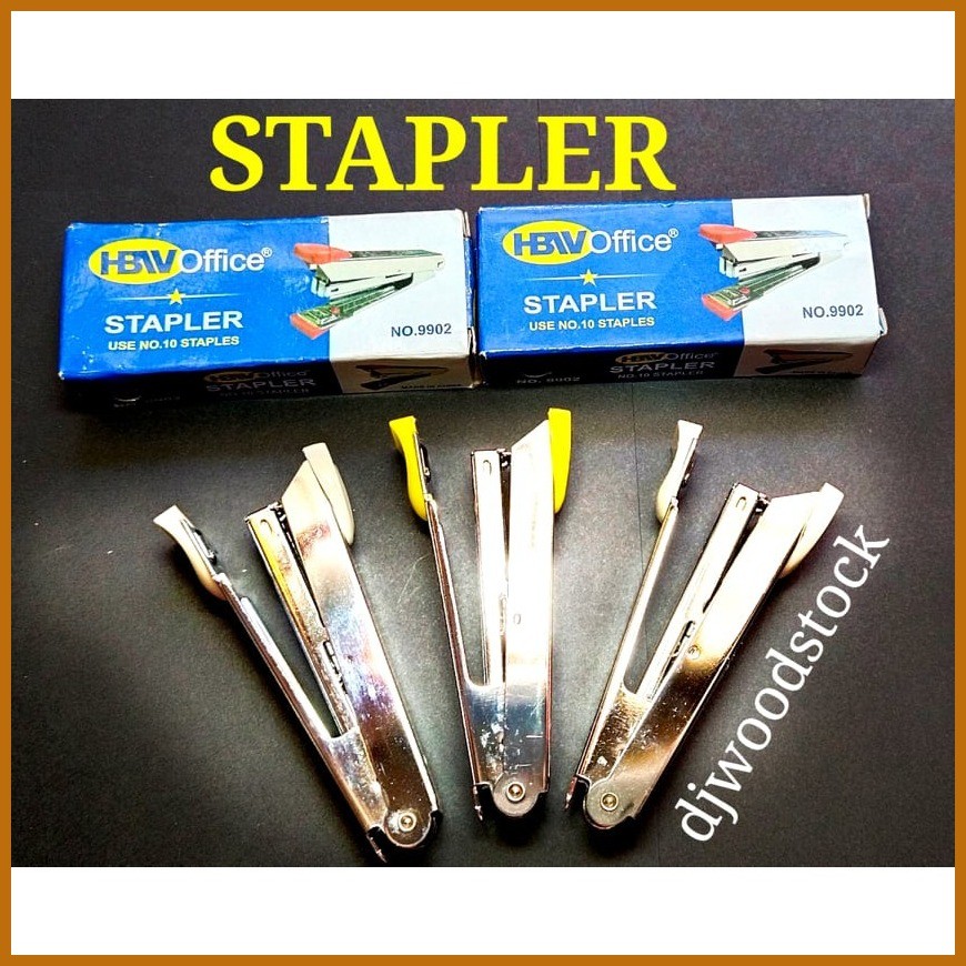↘ HBW STAPLER #10 Assorted color | Shopee Philippines