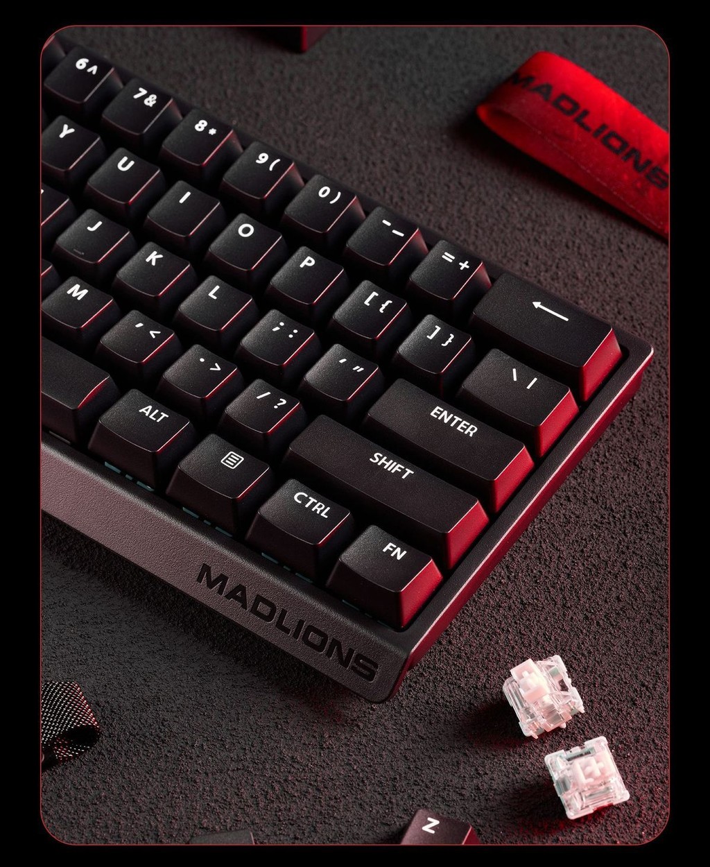 MADLIONS MAD 60/68 HE Gaming Magnetic Switch Keyboard 68Pro Full Key ...