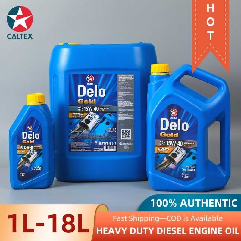 Caltex Delo Gold Ultra SAE 15W40 Synthetic Heavy Duty Diesel Engine Oil ...