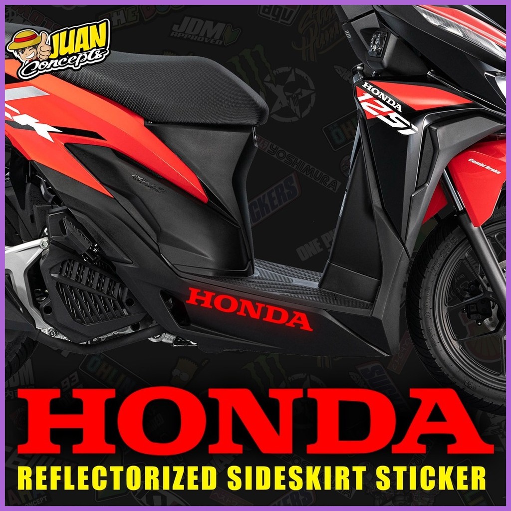 Side Skirt Sticker for Honda Click & Beat FI (Left & Right) | Shopee ...