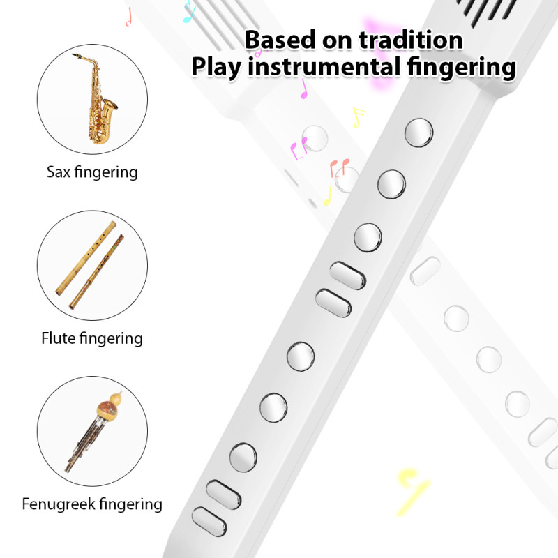 ENO Electric Flute Saxophone Portable Automatic Vibration Digital Wind ...