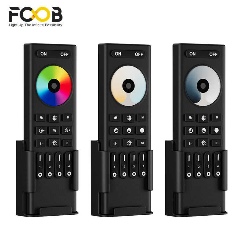 2.4Ghz RF Dim CCT RGBWW Rgb+Cct 4-Zone Remote Fcob Strip Para Sa C01 ...