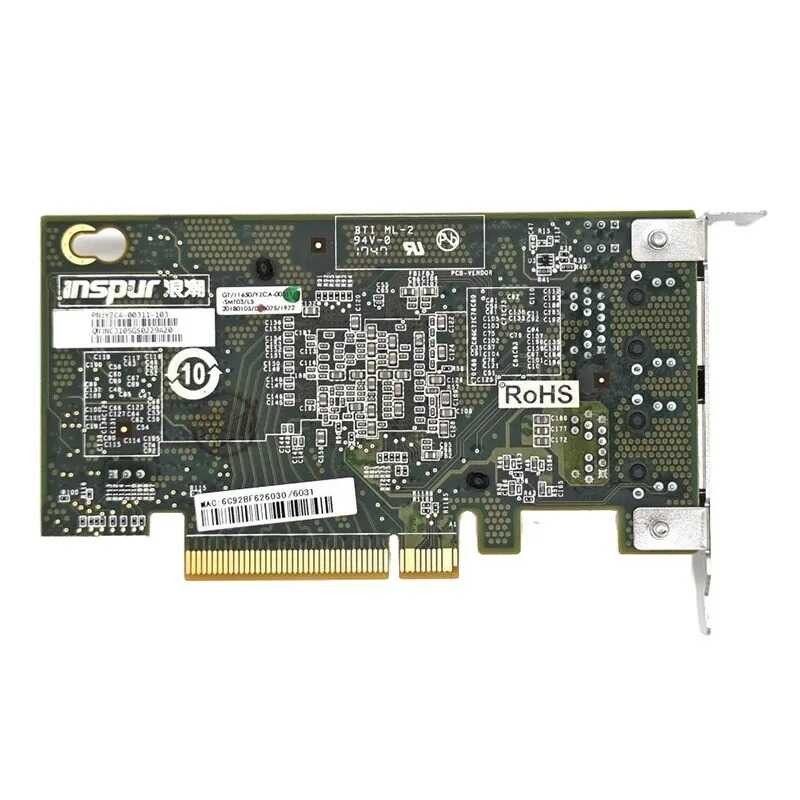 Ethernet Double Card 10G X540-T2 PCIE-X8 Nework Extend Adapter 2 Port ...