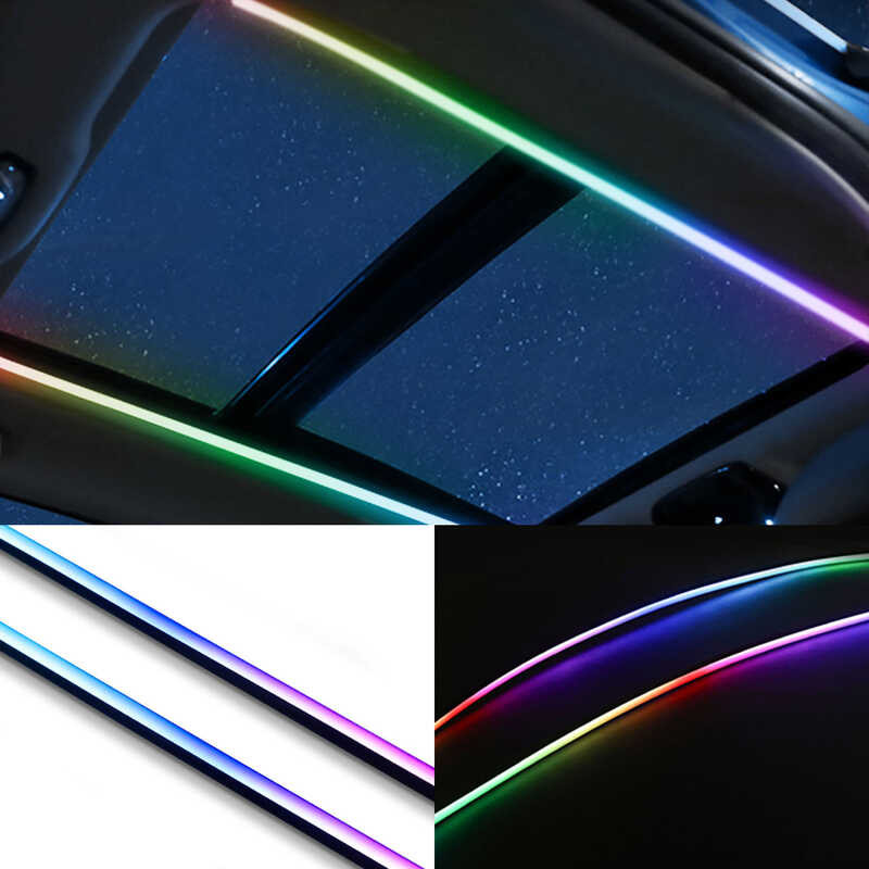 Sunroof 150Cm LED Strip Symphony Lamp RGB Car Roof Panoramic Skylight ...
