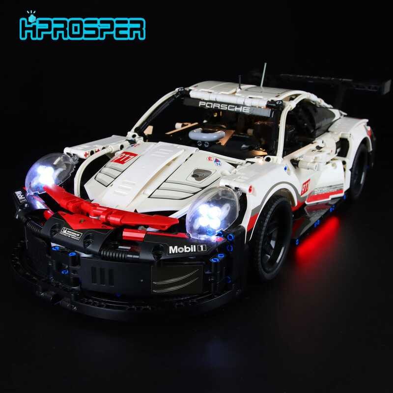 9f Hprosper 5v Led Light Para Sa 42096 Technic Porsche 911 Rsr
