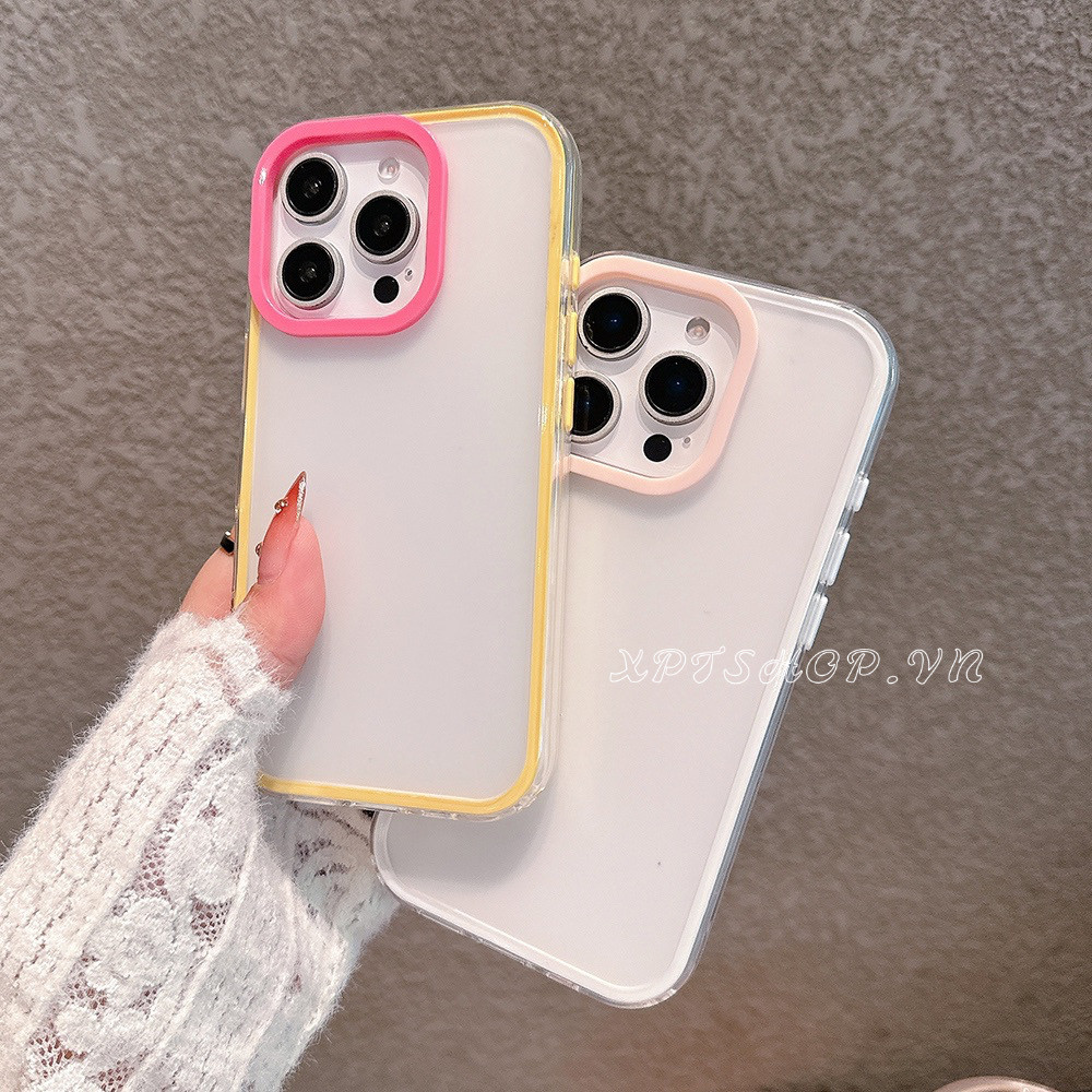3 ni 1 Contrast Color Frosting Acrylic Protect Phone Case For iPhone 16 ...