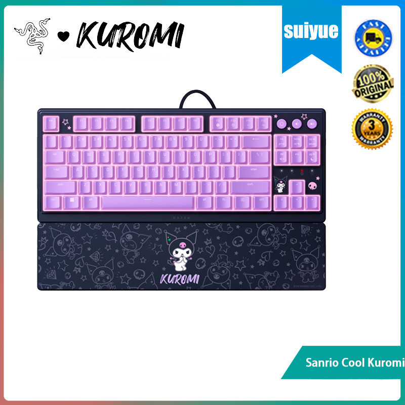Razer Sanrio Cool Kuromi Limited Edition 87 Key Gaming, Esports, Office ...