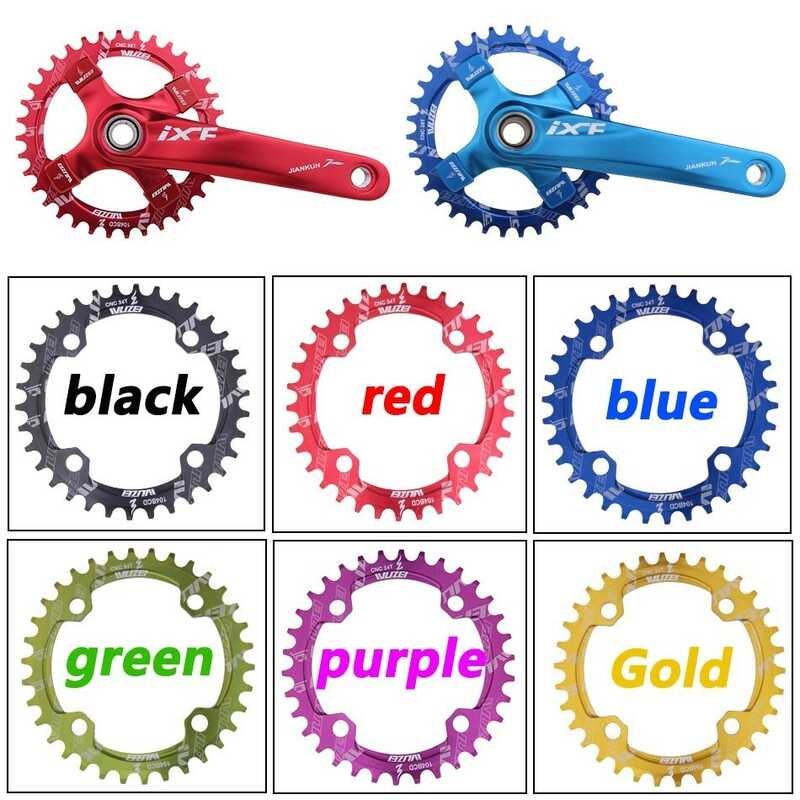 YIQI 630 Bicycle Bcd 104 Monoplate Mtb Dish Mountain Bike Single Crown ...