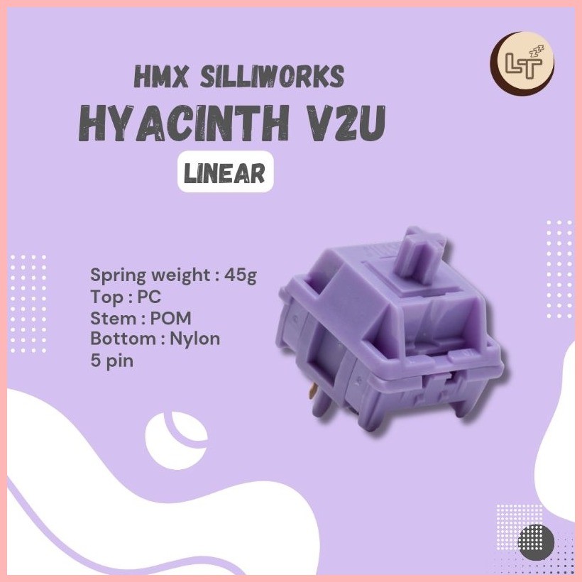 HMX Sillyworks Hyacinth v2u switch (10 pcs per order) | Shopee Philippines