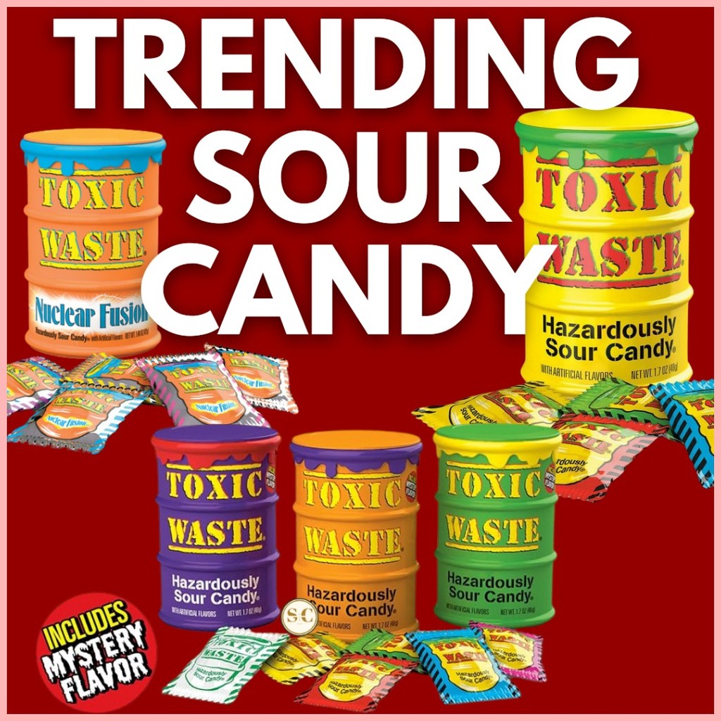 TOXIC WASTE SOUR CANDY EXTREME SOUR ☍ § ๑ | Shopee Philippines
