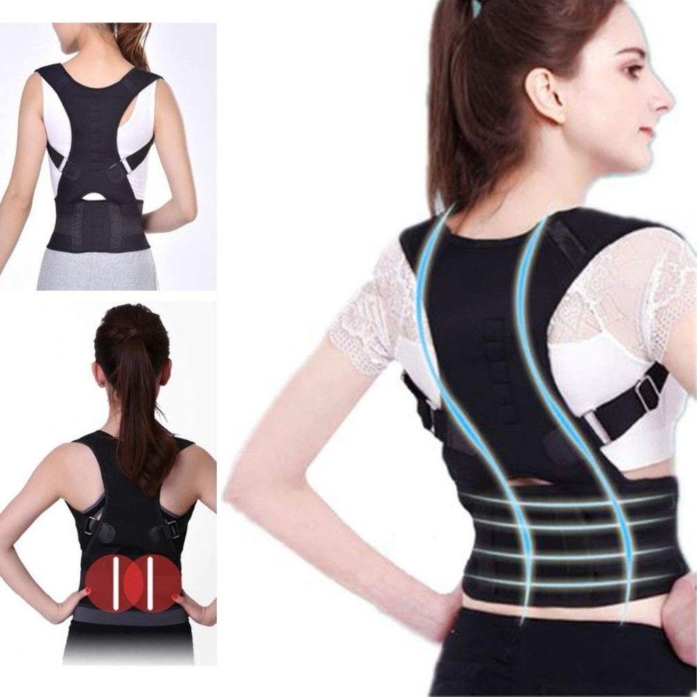 Orthopedic Lumbar Thoracic Back Posture Shoulder Support Brace Shoulder ...