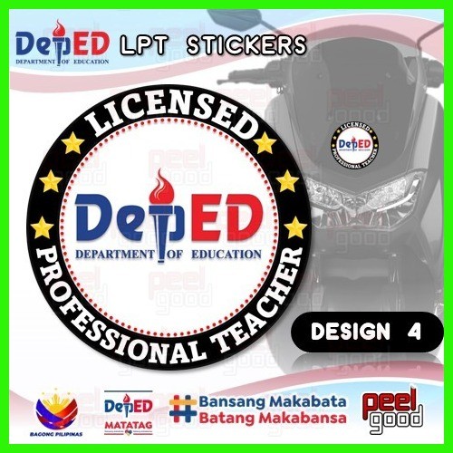 ↖ ＠ ↔ DEPED Sticker - Licensed Professional Teacher (LPT) | Shopee ...