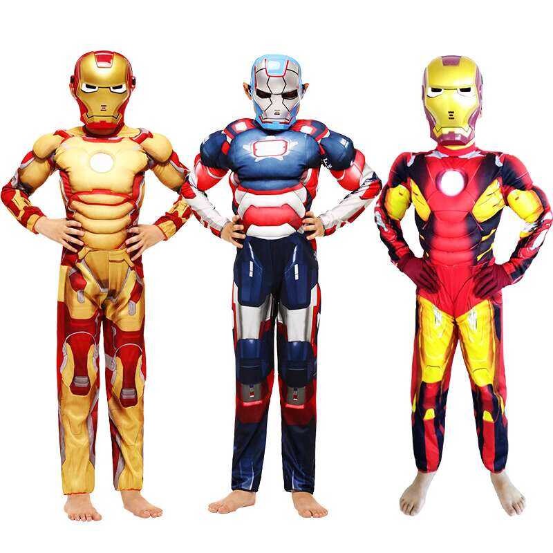 Tt Kostum Performance COS Anime Ladybug Captain America Iron Man Batman ...