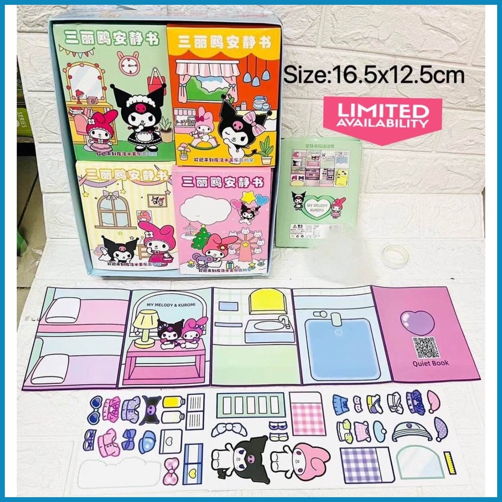 Sanrio Paper Doll Quiet Book (Boxed) | Shopee Philippines