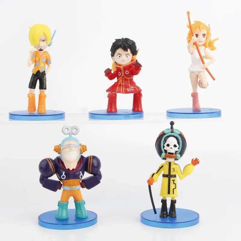 WCF Anime Luffy FRANKY Burukku BROOK Nami Sanji Figure Egghead Vol.1 ...
