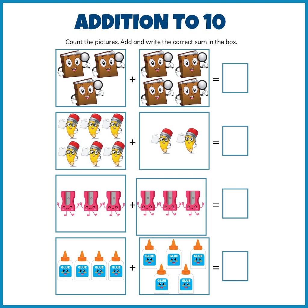 Addition Booklet (For Kindergarten) | Shopee Philippines