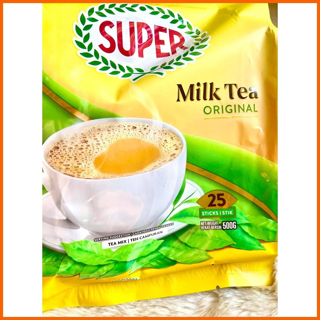 25 STICKS 3in1 ORIGINAL SUPER MILK TEA 500g. | Shopee Philippines