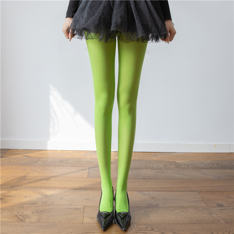 2025 Women's 80D Denier Velvet Opaque Tights Ladies Colorful Tights ...