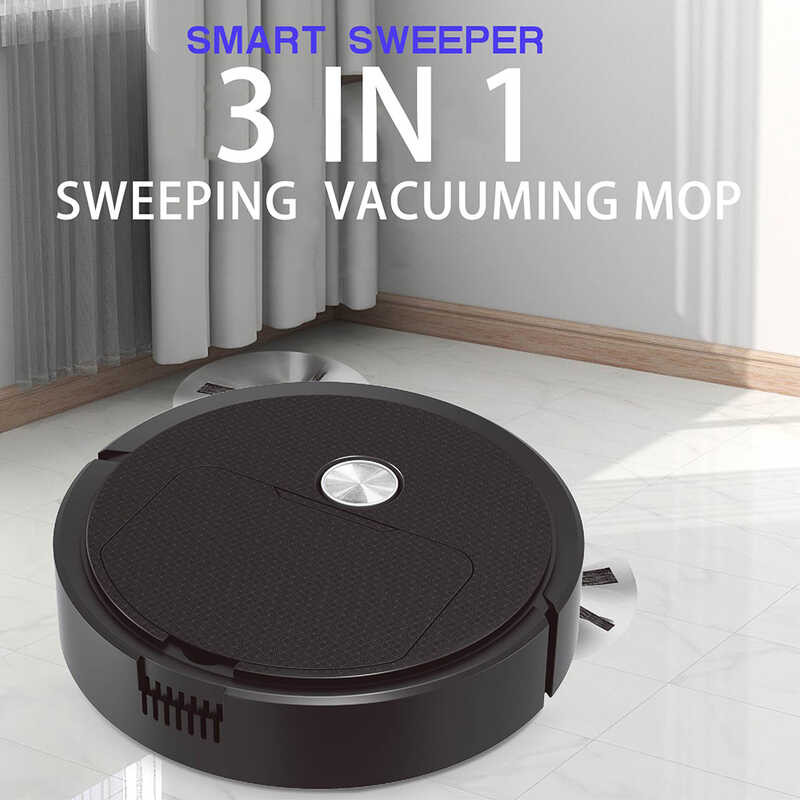 3 NEW In 1 Smart Robot Mini Sweeper and Vacuuming Wireless Vacuum ...
