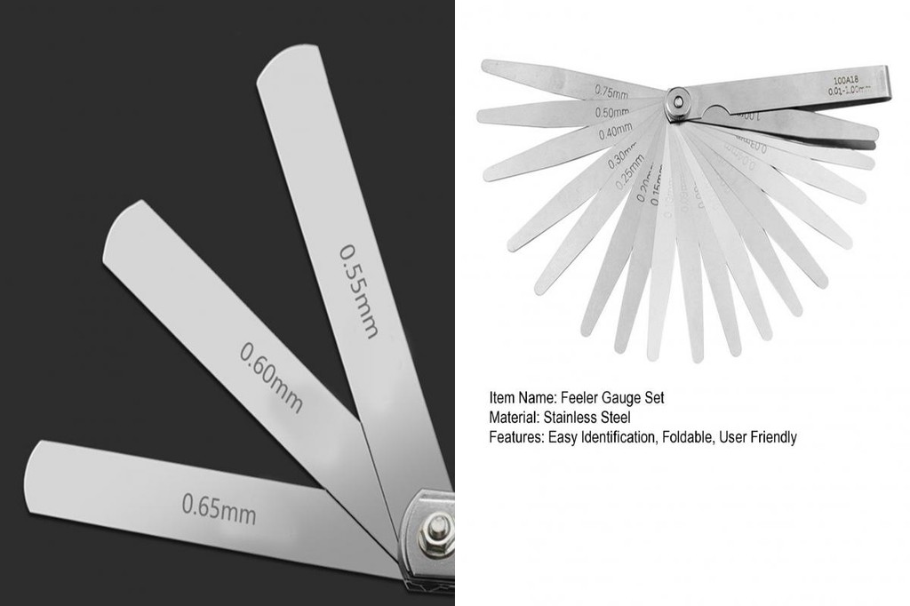 Workshop Essential Measurement Tool Steel Shell Feeler Gauge Foldable ...