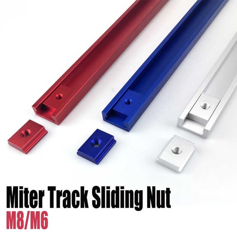 T-Slider M8&M6 Para Sa T-Slot, M6/M8 T-Track Slider Sliding Aluminum ...