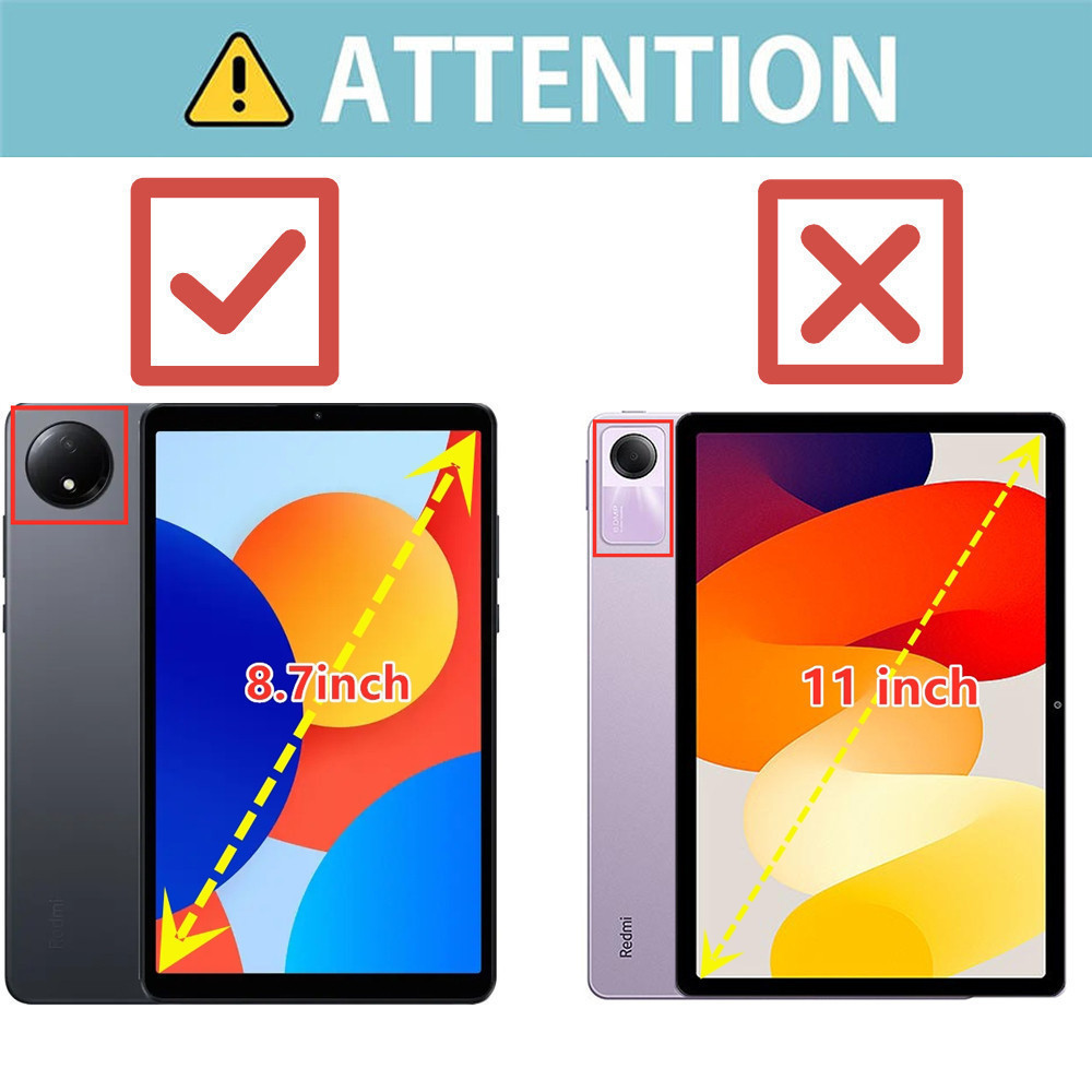 For Xiaomi Redmi Pad SE 4G 8.7 inch 2024 Tablet Armor Case Heavy Duty ...