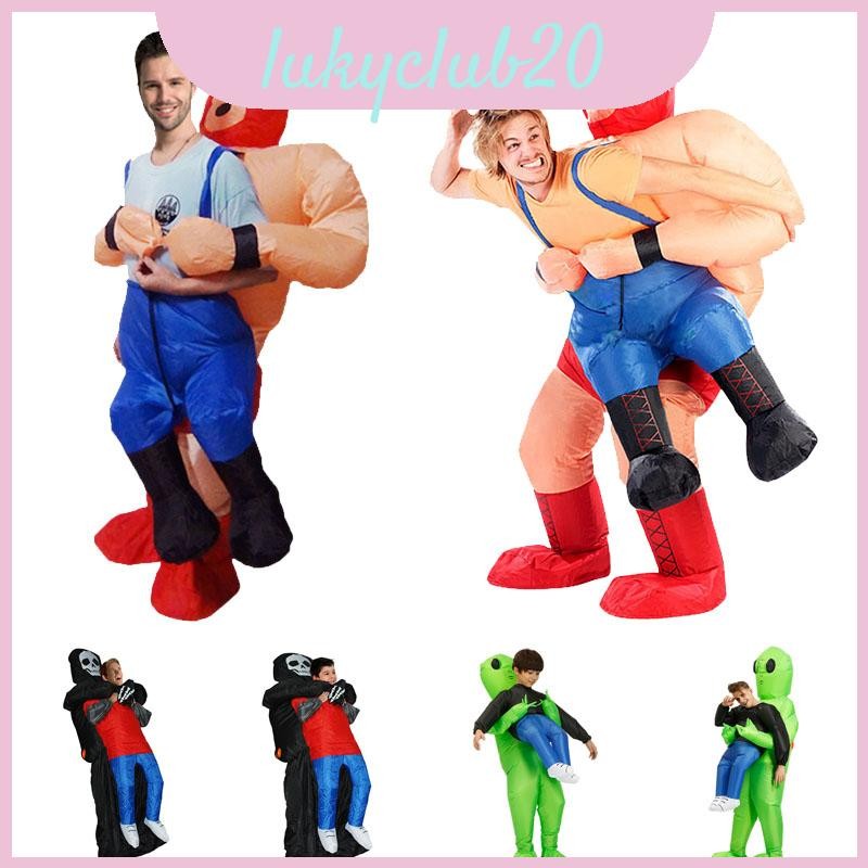 Cute Inflatable Et Costume Wrestler Outfit For Halloween Fun Party ...
