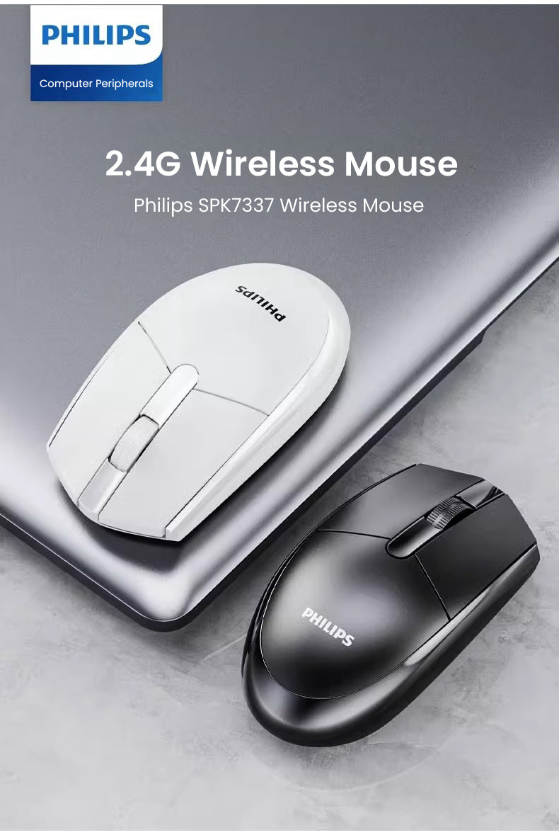 Philips SPK7337 2.4G Wireless Mouse AA Battery | Shopee Philippines