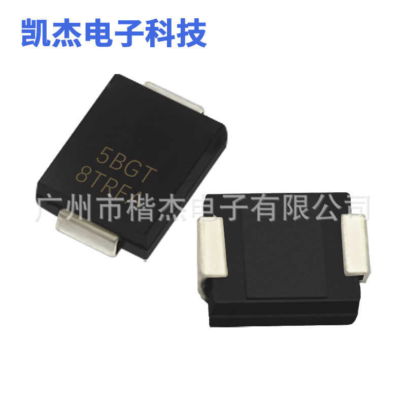 5.0SMDJ78CA SMD TVS tube 5000W bidirectional transient suppression diode SMC packaged transient ...