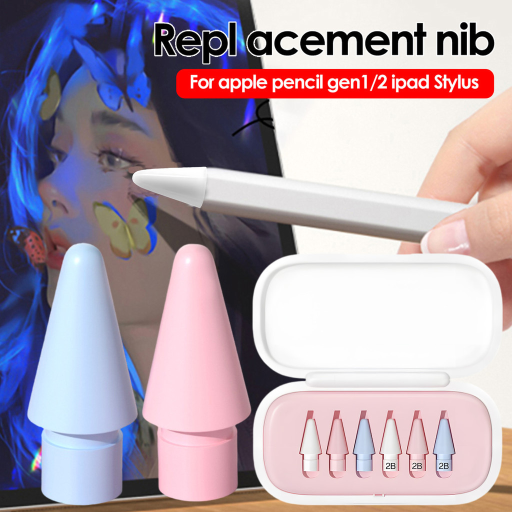 Replacement Pencil Tips for Apple Pencil 1 2 Pro Gen Universal Tablet ...