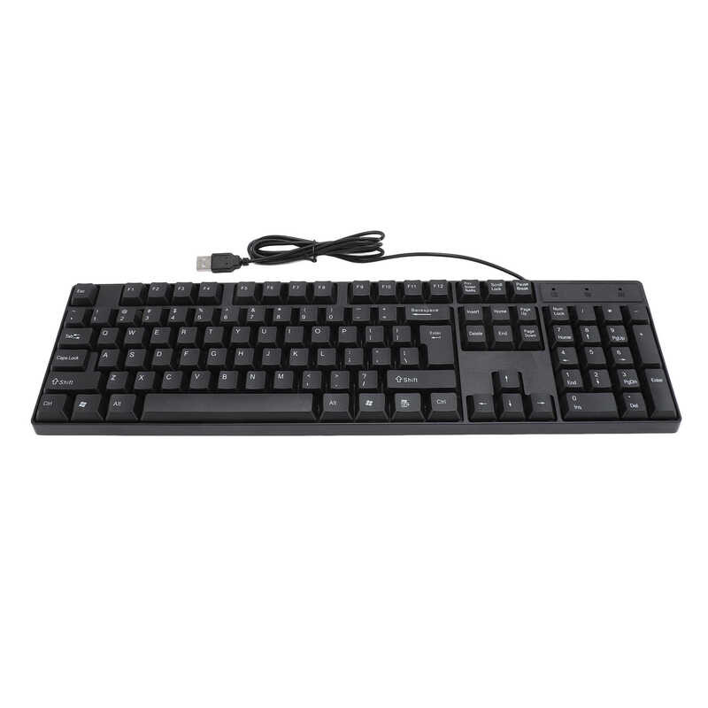 Keys 104 USB Wired English/Russian/Spanish/French Language Ergonomic ...
