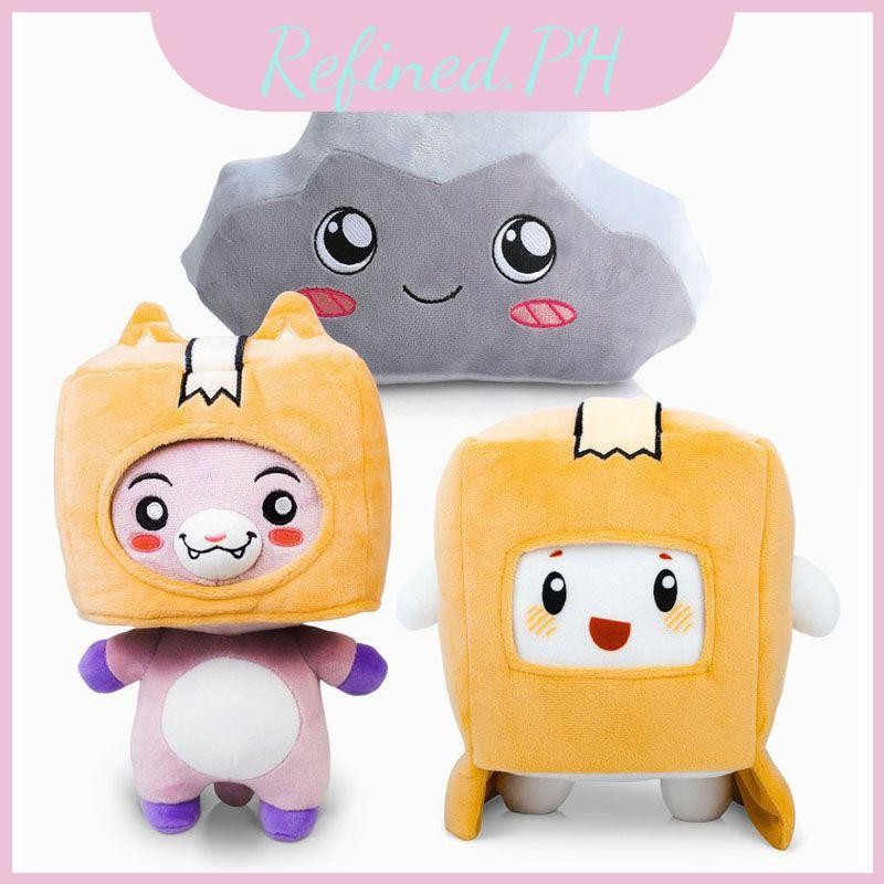 Lankybox BOXY FOXY ROCKY Stuffed Toy Game Figure Plush Doll Kids Gift ...