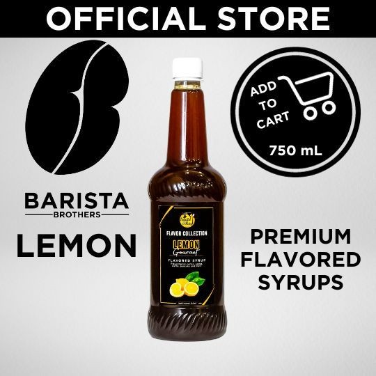 Barista Brothers Lemon Syrup Flavor for Baking, Juices, Ice Cream ...