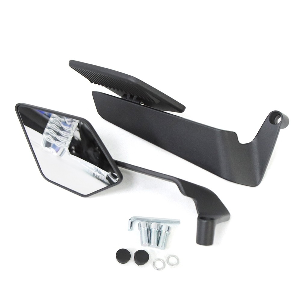 Wind Wing Rotating Side Mirror V5 Alloy Stem Universal 14*8Cm Wide View ...