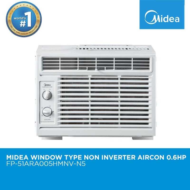 Midea Window Type Non Inverter Aircon 0.6Hp | Shopee Philippines