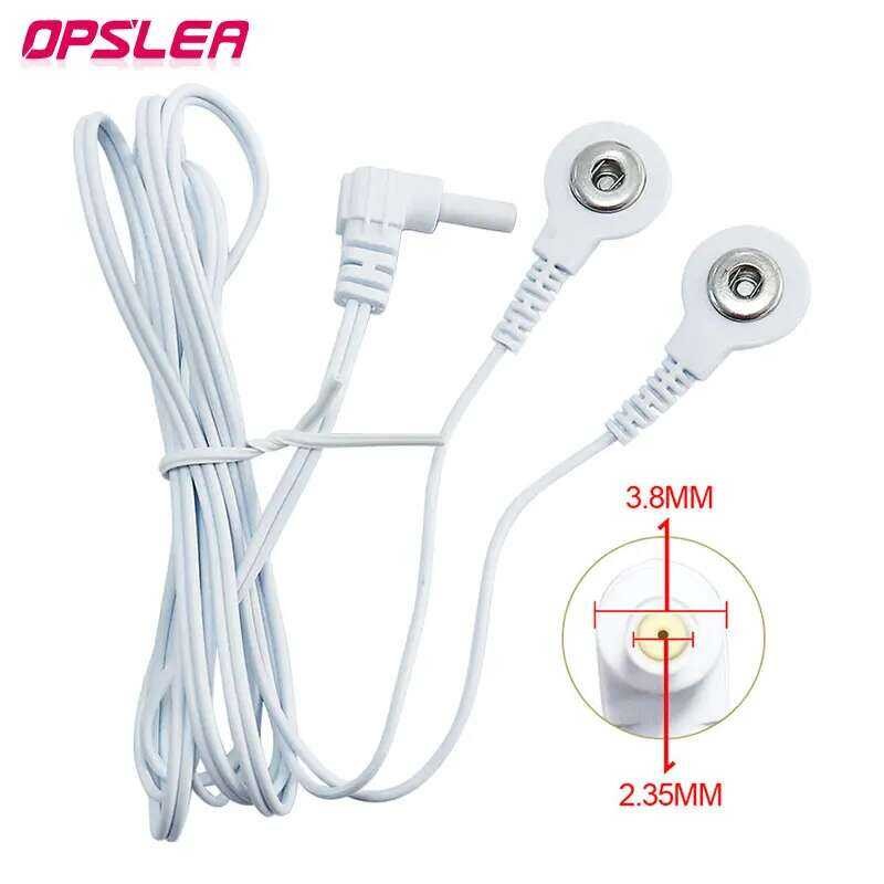 2.35Mm W 2-Way Plug Wires For Tens EMS Electrical Nerve Muscle ...