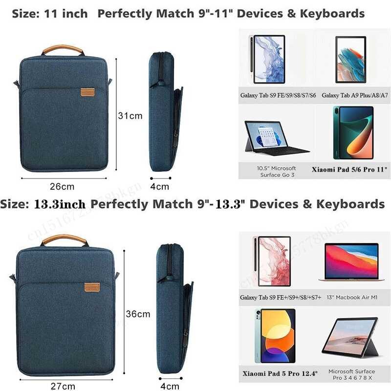 Sleeve Tablet Galaxy Tab S9 FE S7 S8 A9 Plus A8 S6 Lite Case Pouch for ...