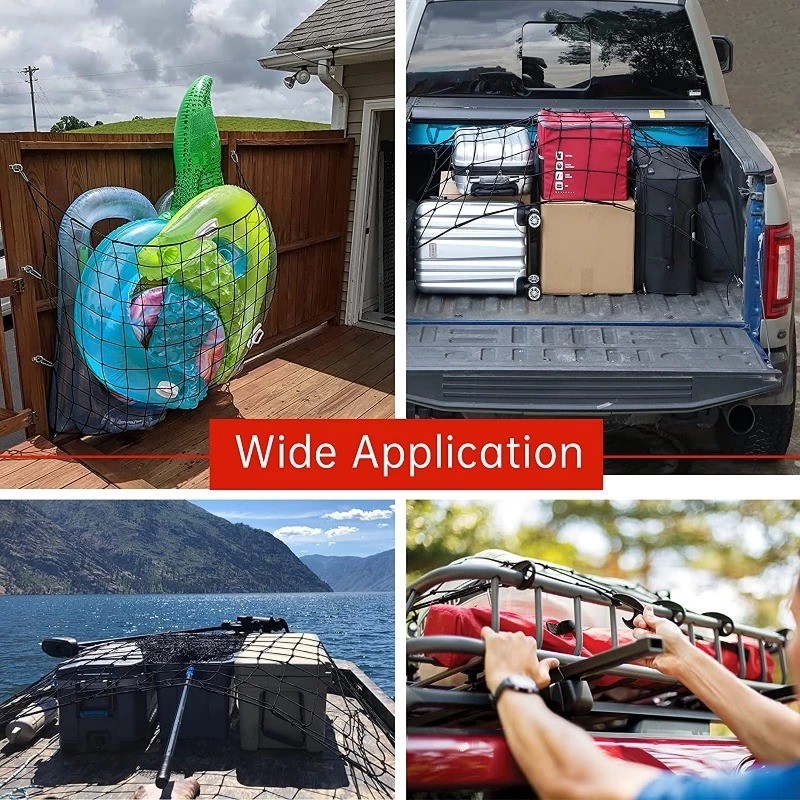 120*90CM 180x120cm Auto Accessory Pickup Trucks Net Car Roof Rack ...