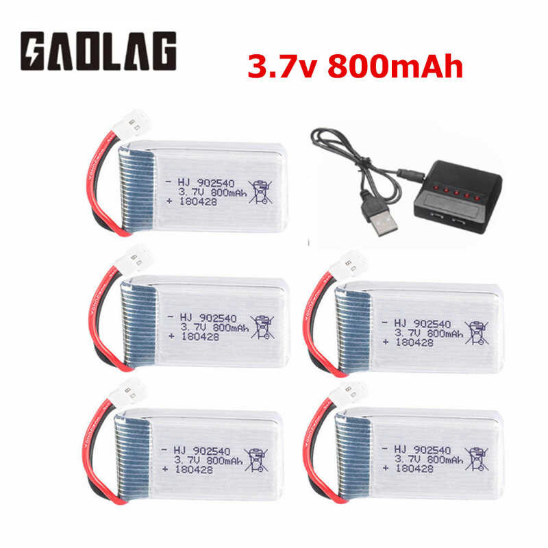 3.7V 2 3 800Mah Lipo Battery For Syma X5 X5c X5sc X5sw TK M68 MJX X705c ...